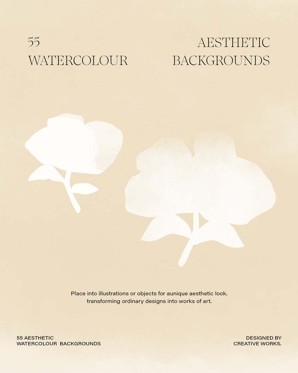 55 Aesthetic watercolour backgrounds – CREATIVE WORKS. STUDIO
